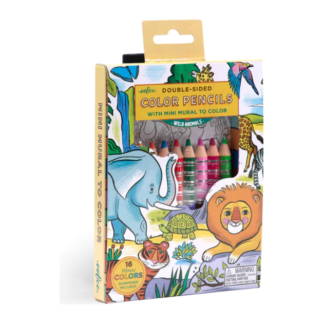 eeBoo Hearts & Birds Fluorescent Pencils | The Natural Baby Company