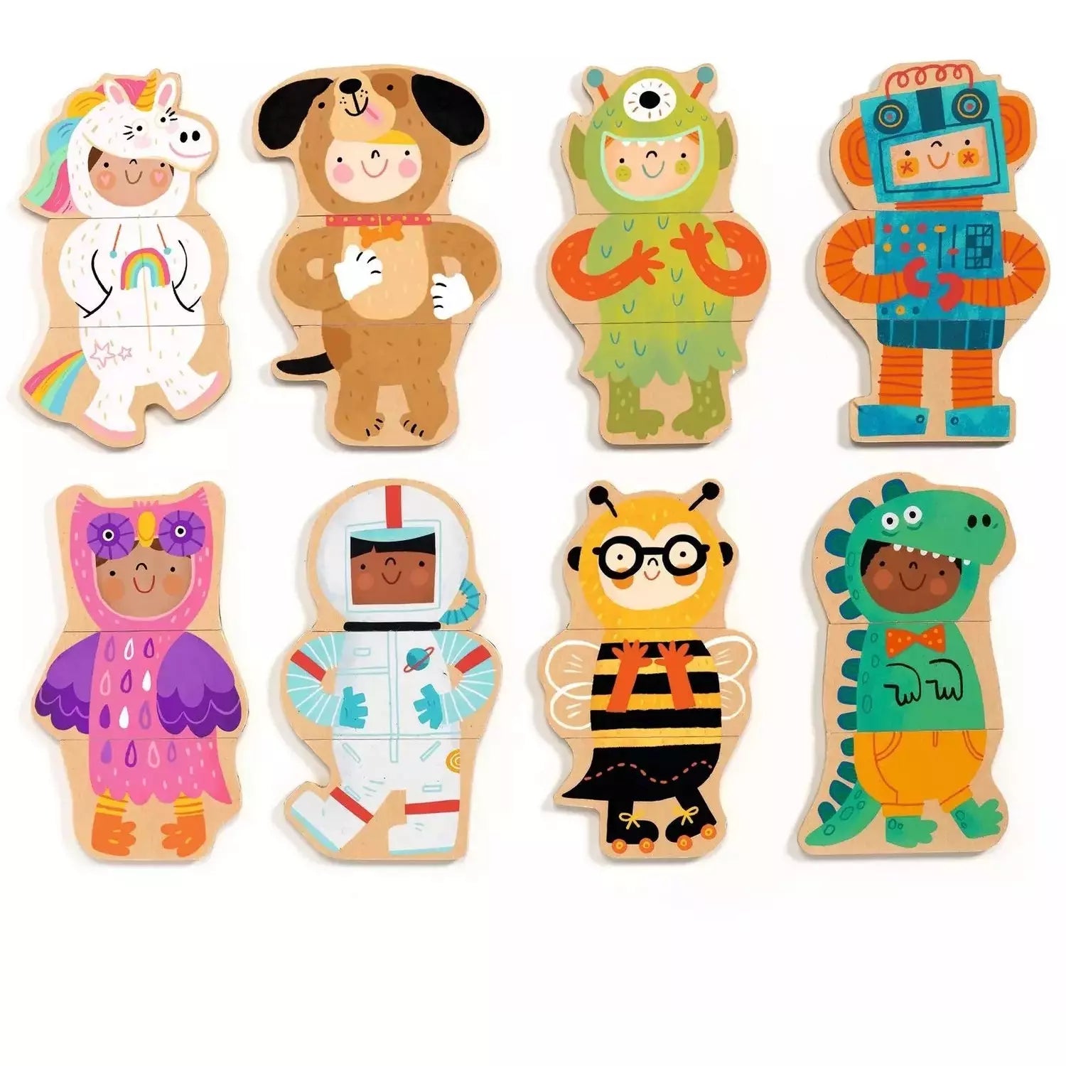 Djeco Wood Magnetics - Fancy-Up – The Natural Baby Company