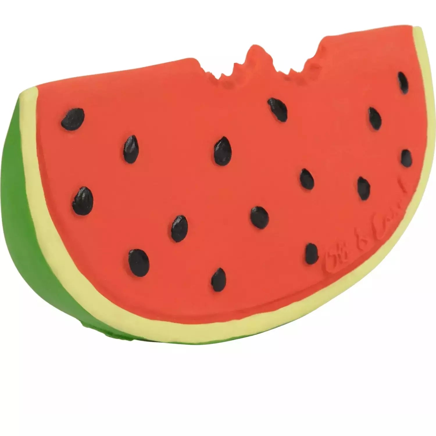 Natural Rubber Watermelon Teether - Wally by Oli & Carol - The Natural Baby